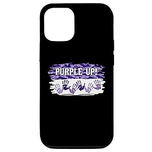 iPhone 13 Purple Up Military Children's Month Land of the Free Brave Case