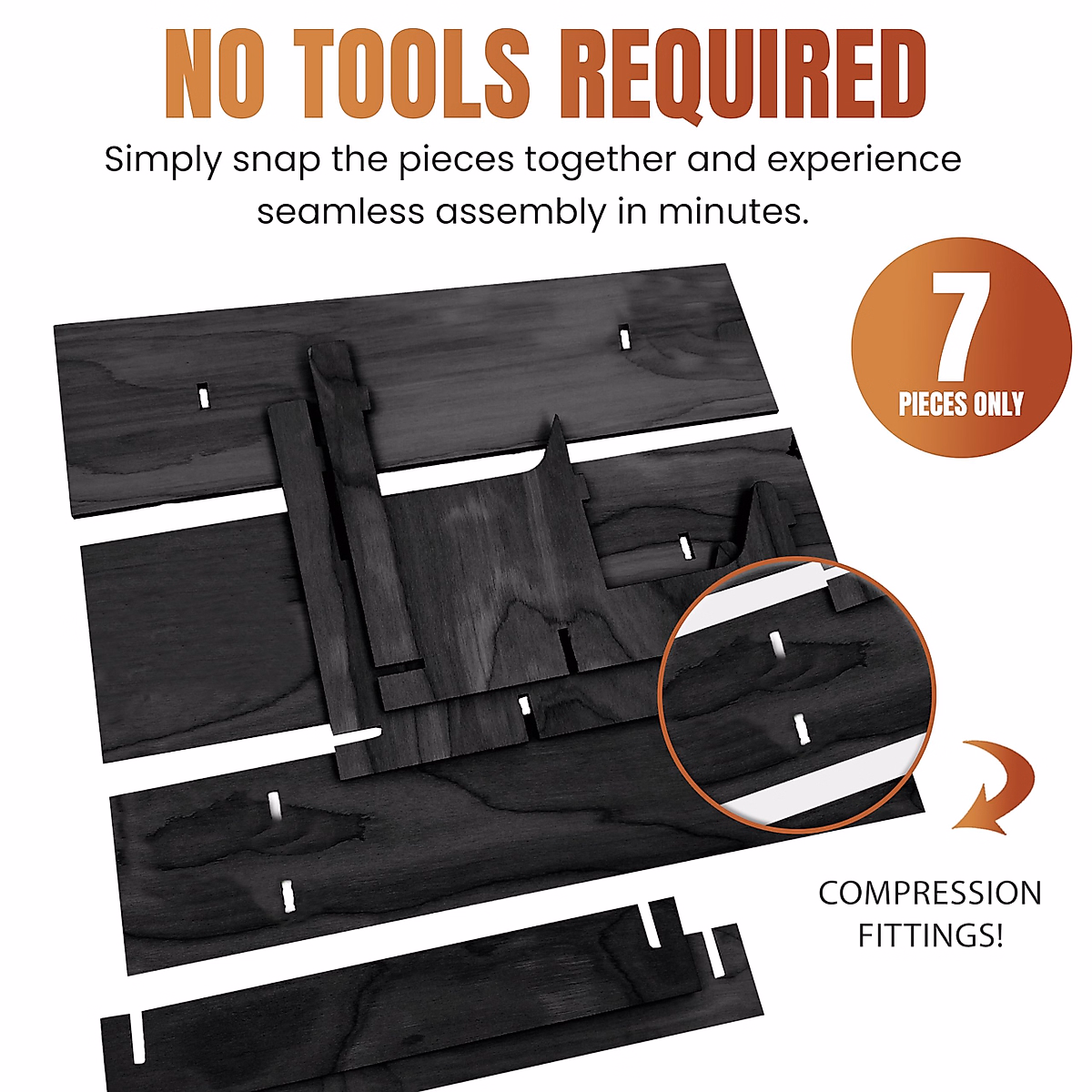 3-Tier Straight Retail Table Display Stand with Shelves | 3 Step Straight Display Rack for Counter Top, Craft Shows, Farmers Market, Trade Shows, Pop ups, Soap Display, Candles, Tumblers, Cups