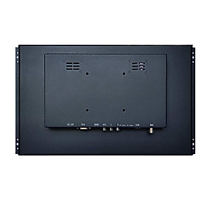 iChawk 15.6'' inch PC Monitor 1366x768 16:9 RCA HDMI-in VGA Metal Shell Embedded Open Frame Built-in Speaker Remote Control LCD Screen Display USB Port Pluggable U-Disk Small Video Player K156MN-591
