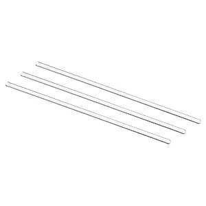 MECCANIXITY 3.3 Borosilicate Glass Stick 5.91" Length 4mm Dia Stir Rod Mixing Tools with Both Ends Round for Lab Kitchen Science 3Pcs