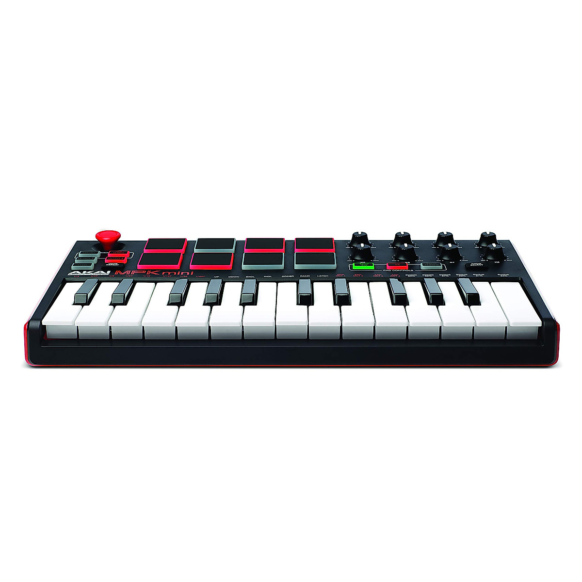 Akai Professional MPK Mini MKII – 25 Key USB MIDI Keyboard Controller With 8 Drum Pads, 8 Assignable Q-Link Knobs and Pro Software Suite Included
