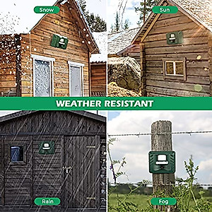 Ultrasonic Animal Repellent Device for Garden, Deer Repeller Outdoor,Bird Deterrent Devices with Motion Sensor &Strobe Light for Mole,Dog,Squirrel,Snake,Rabbit,Groundhog,Rodent,Mice,Raccoon,Cat,Bat.
