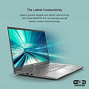 Acer Swift 3 SF314-43-R6NE Laptop | 14" Full HD IPS | AMD Ryzen 7 5700U Octa-Core Processor | AMD Radeon Graphics | 16GB LPDDR4X | 512GB SSD | Wi-Fi 6 | Fingerprint Reader | Backlit KB | Windows 11