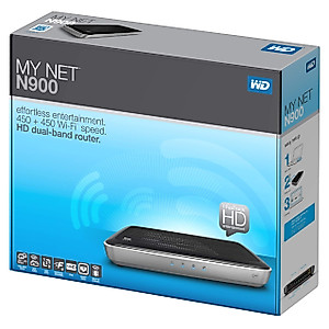 WD My Net N900 HD Dual Band Router Wireless N WiFi Router Accelerate HD (Renewed)