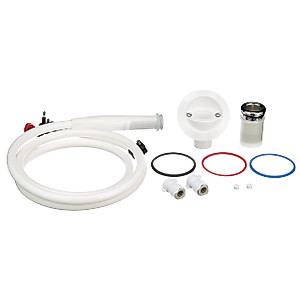 Whale DS0006 Twist® Deck Shower, Hot and Cold Water with Integrated Temperature and Flow Controls White