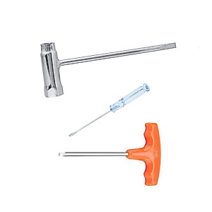 Chainsaw Scrench Chainsaw T Wrench 19mm x 13mm (3/4" x 1/2") And T-Handle T27 Torx Screwdriver Fits Makita Husqvarna Stihl Dolmar Partner Echo Jonsered Poulan Chainsaws