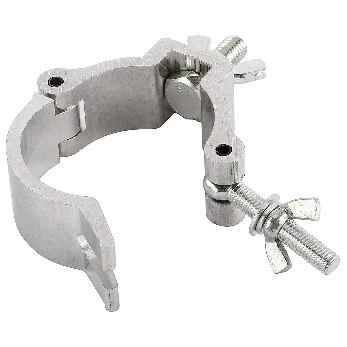 10 Pack O-Clamp 2 Inch Aluminum Alloy Stage Lights Truss Clamp, Fit for 48-51mm OD Tube/Pipe, Heavy Duty 220 lbs Load Capacity