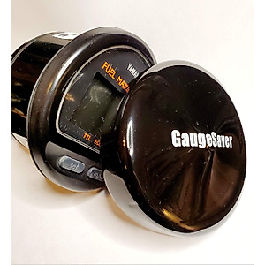 Black Vinyl Cover (1) for Round Digital Yamaha, Mercury, Honda, Suzuki Gauges