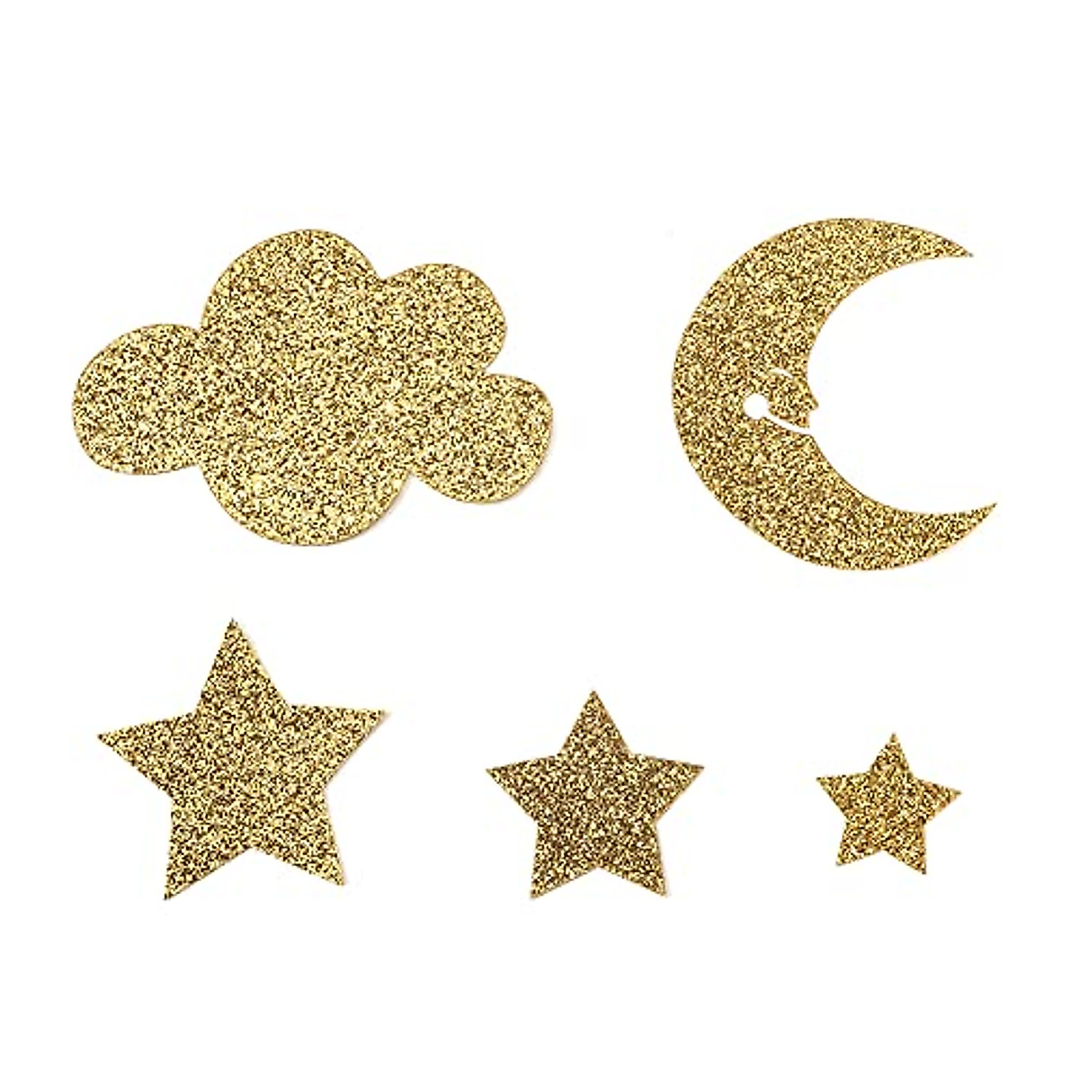 Twinkle Twinkle Little Star Baby Shower - Star Confetti For First Birthday, Over The Moon Theme Party Decorations Supplies With Baby Boy Girl, Party Photo Props For Baby Shower