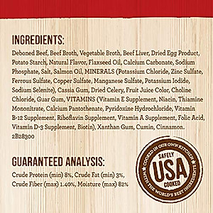 Merrick Chunky Grain Free Wet Dog Food, Big Texas Steak Tips Dinner Canned Dog Food - (12) 12.7 oz. Cans