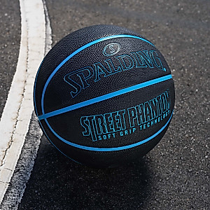 Spalding Street Phantom Outdoor Basketball Neon Blue 29.5"