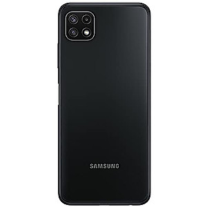 SAMSUNG Galaxy A22 (64GB, 4GB) 6.4", 5000mAh Battery, 48MP Quad Camera, Dual SIM GSM 4G Volte Unlocked (T-Mobile, Metro, Global) International Model A225M/DSN (Fast Car Charger Bundle, Black)