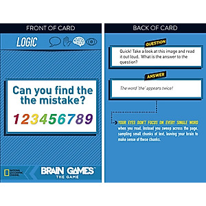 Brain Games - The Game - Based on the Emmy Nominated National Geographic Channel TV Series
