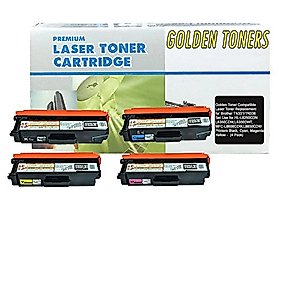 Golden Toner Compatible Toner Cartridges Replacement for Brother TN336 TN 336 TN-336 Use for Brother HL-L8250CDN HL-L8350CDW HL-L8350CDWT MFC-L8600CDW MFC-L8850CDW- (4 Pack)