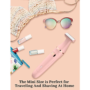 PHORRA Electric Razors for Women, Close Womens Electric Razor with Aloe Bars for Legs Arm Armpit (B)