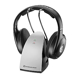 Sennheiser RS120 II On-Ear Wireless RF Headphones with Charging Cradle