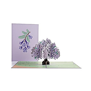 Lovepop Jacaranda Tree Pop Up Card, 5x7-3D Greeting Card, Mother's Day Card, Card for Wife or Mom, Anniversary Pop Up Card, Pop Up Birthday Card