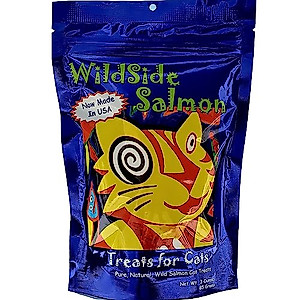 WildSide Salmon Cat Treats - 3 oz