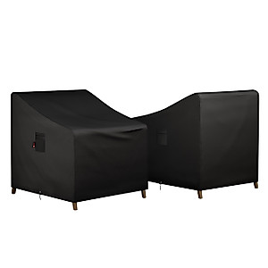 iBirdie Waterproof Outdoor Chair Covers 32W 34D 36H inch 2 Pack Patio Furniture Covers