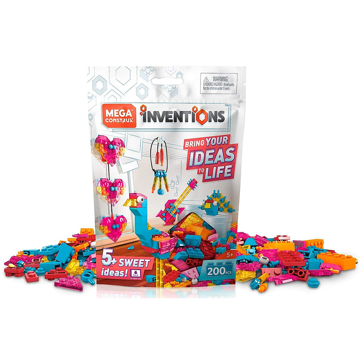 Mega Construx Inventions Candy Brick Building Set