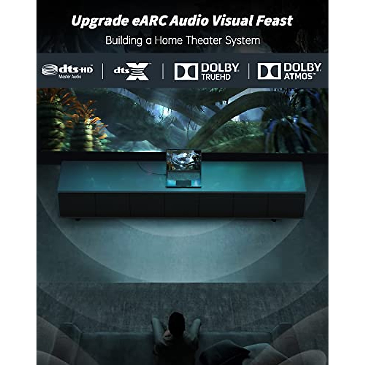 AGFINEST 8K DisplayPort to HDMI Cable[8K@60Hz,4K@144Hz,2K@240Hz], 6.6FT Unidirectional DP 1.4 to HDMI 2.1 Video Cable, Support HDR/HDCP 2.3/DSC 1.2 for PC, HP, DELL, AMD NVIDIA Graphics Card and More