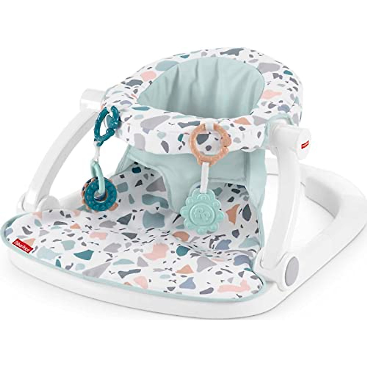 Fisher-Price Sit-Me-Up Floor Seat Pacific Pebble, Portable Baby Chair with Toys Fisher-Price 4-in-1 Sling 'n Seat Tub