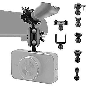 Dash Cam Mirror Mount Kit with 10+ Different Joints Suitable for APEMAN, YI 2.7", Vantrue N2 Pro, AUKEY, Rexing V1, Crosstour, Peztio Etc Dash Cam and Car DVR Camera GPS.