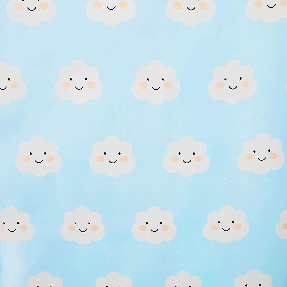 Sparkle and Bash Baby Shower Wrapping Paper, Double-Sided with Cut Lines, 30 In x 16 Ft (3 Rolls)