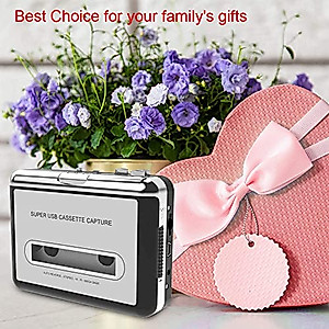 DigitNowCassette Tape To CD Converter Via USB,Portable USB Cassette Player Capture MP3 Audio Music,Compatible With Laptop and Personal Computer,Convert Walkman Tape Cassette To MP3 Format