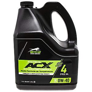 Arctic Cat 2436-850 ACX 0W-40 Gallon Synthetic Oil Change Kit for Alterra Wildcat