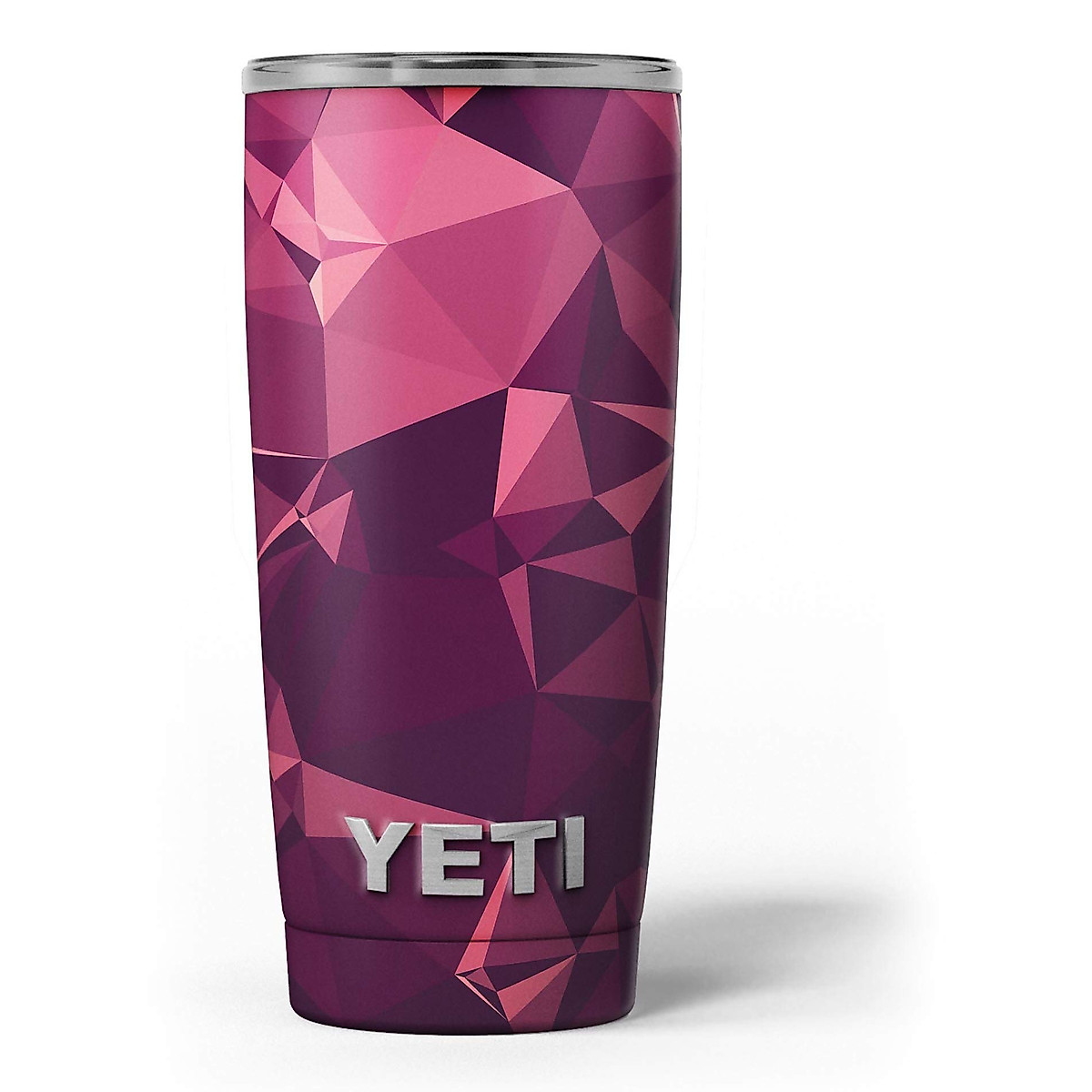 Design Skinz Dark Geometric V15 - Skin Decal Vinyl Wrap Kit Compatible with The Yeti Rambler Cooler Tumbler Cups