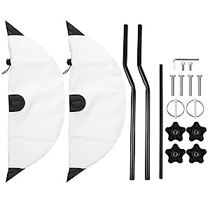 LIXADA Kayak outriggers Kayak 2 PCS Stabilization System Kayak PVC Inflatable Outrigger Float with Sidekick Arms Rod Kayak Stabilizers