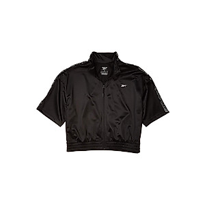 Reebok Workout Ready Meet You There Track Jacket, Black, 2X18W