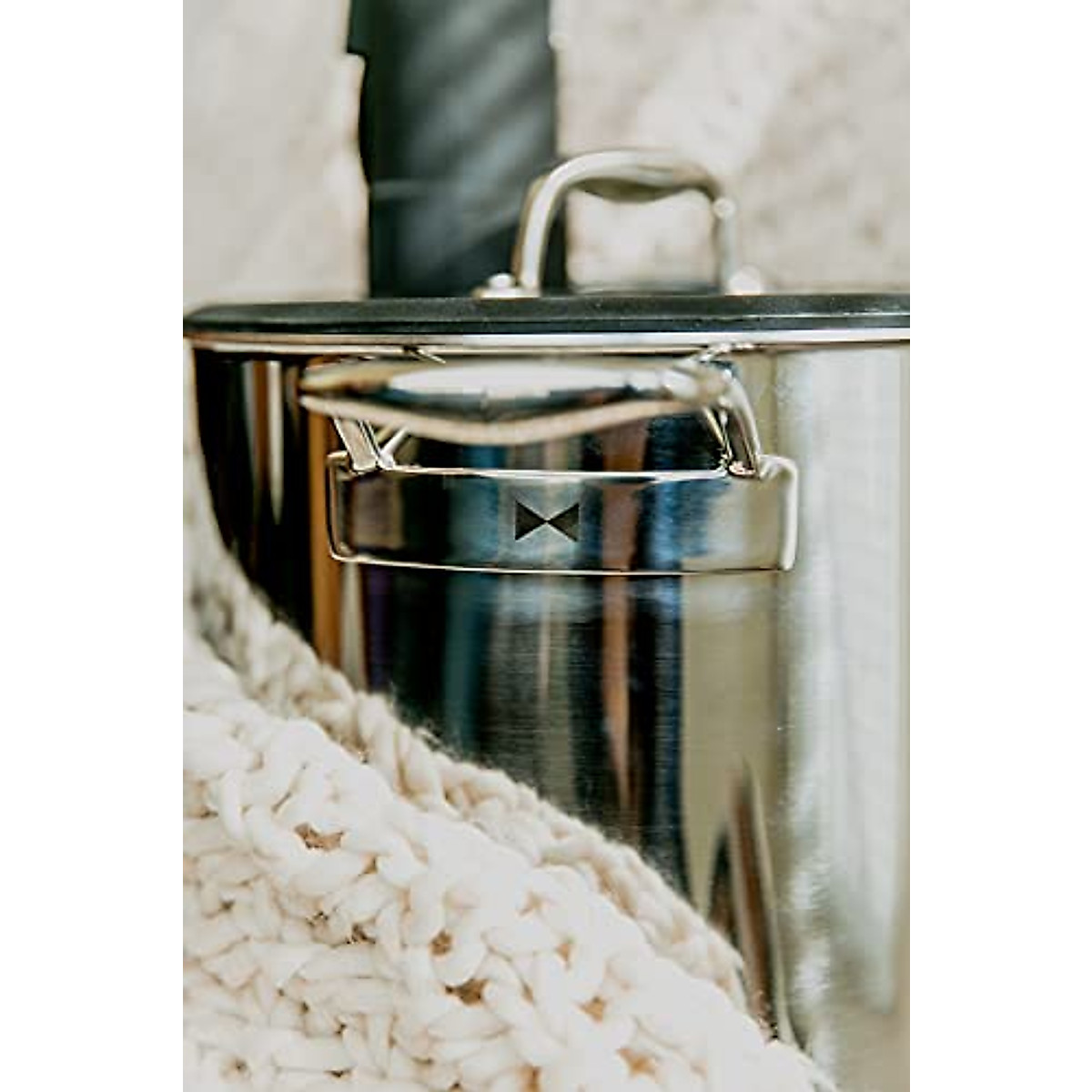 Tuxton Home Chef Series Sous Vide Pot, 9.8-Quart, Silver