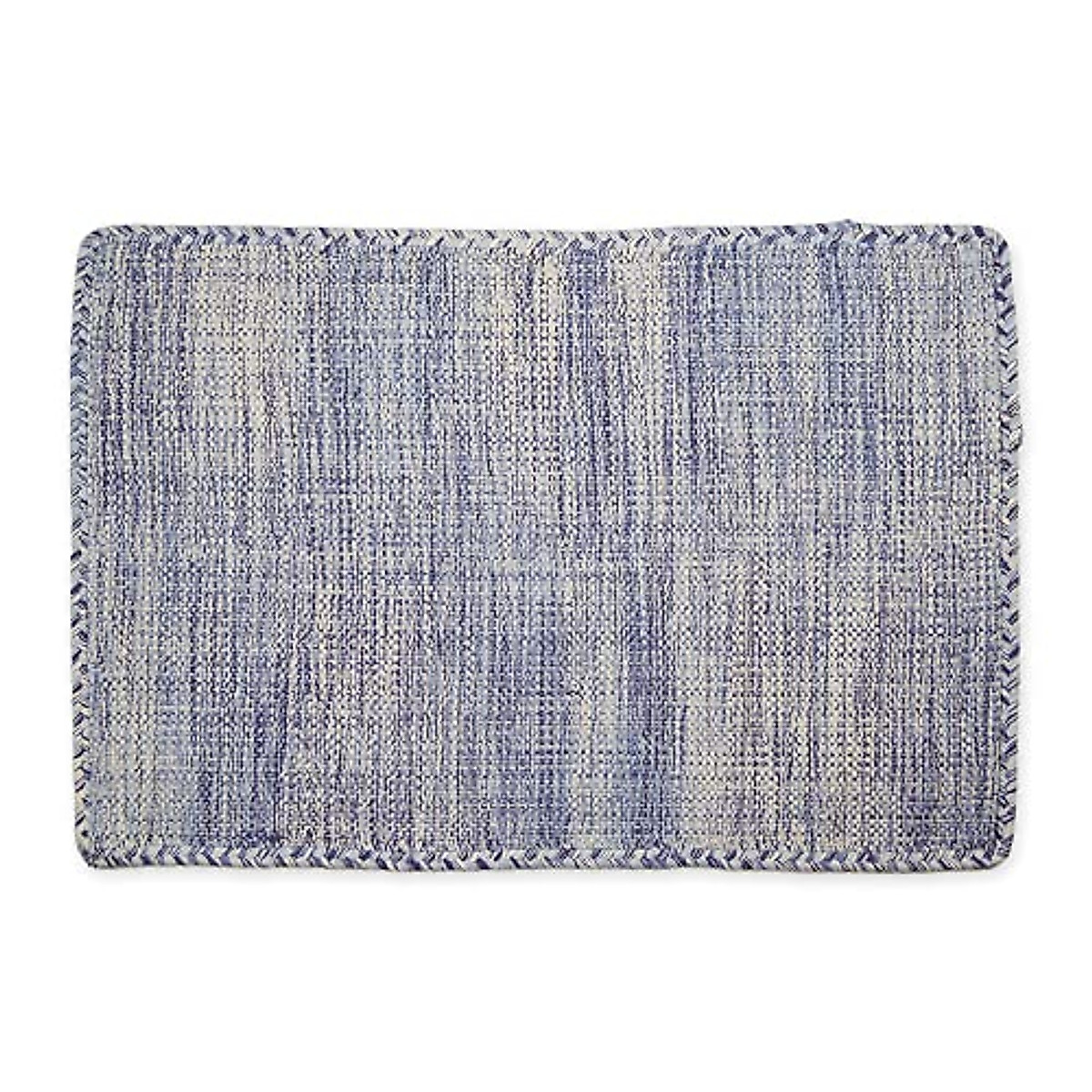 DII Woven Rugs Collection Hand-Loomed, 2x3', Blue Variegated