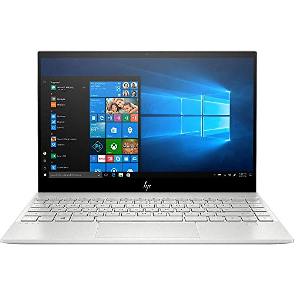 2020 HP Envy 13.3" 4K Ultra HD Touch-Screen Laptop 10th Gen Intel i7-1065G7 8GB DDR4 Memory 512GB SSD WiFi 6 Bluetooth 5.0 Weigh 2.6 lbs. Natural Silver
