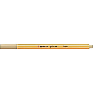 Fineliner - STABILO Point 88 - Pack of 10 - Light Ochre