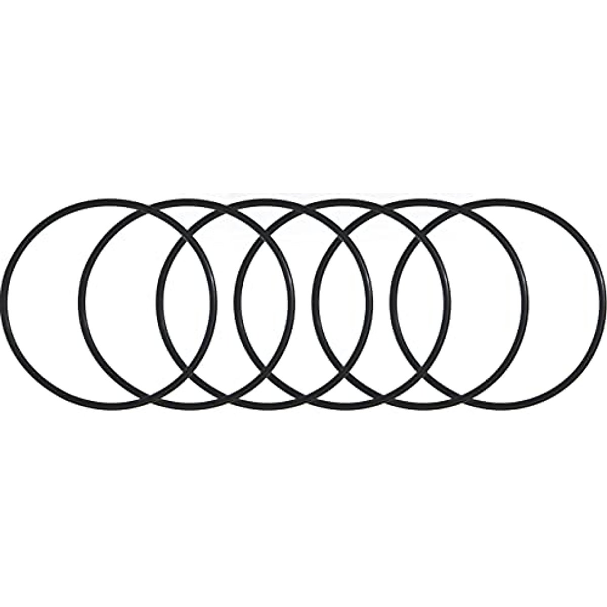 AppliaFit O-Rings Compatible with Whirlpool WHKF-DWHBB, WHKF-C9 and American Plumber W10-PR, W10-OR Water Filter Housings (6-Pack)
