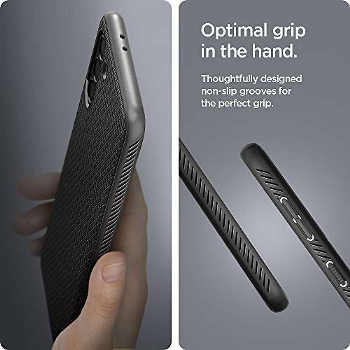 Spigen Liquid Air Armor Designed for Galaxy S21 Plus Case (2021) - Matte Black