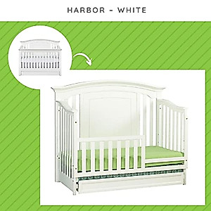 CC KITS Toddler Bed Safety Guard Rail for Baby Cache Cribs (White)