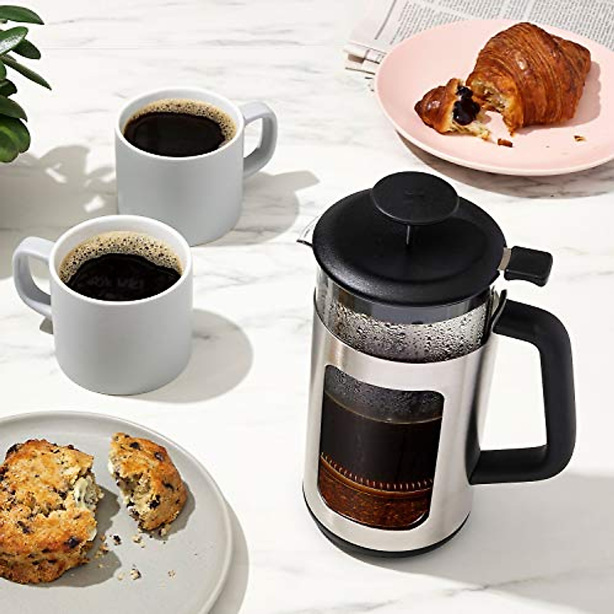 OXO Brew Stainless Steel French Press Coffee Maker – 32oz