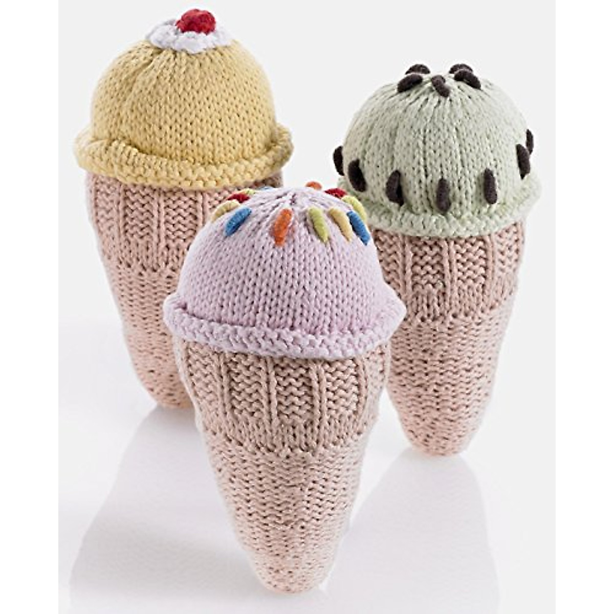 Pebble Pebble Ice Cream Rattle (Pistachio)