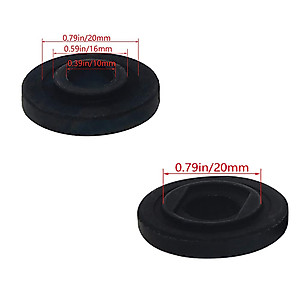 Utoolmart 10 Set Grinder Flange Metal Angle Grinder Inner Outer Flange Nut Set Replacement for Bosch 100