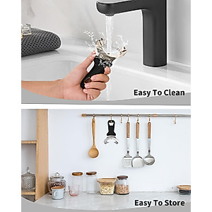 CYDW Mason Jar Opener Tool with Soft Touch Handle, No Lid Dents or Damage, Can Opener Manual Multi-Purpose, Easy Twist Manual Handheld Top Remover, Canning Supplies, Bottle Opener, Made for Lifetime