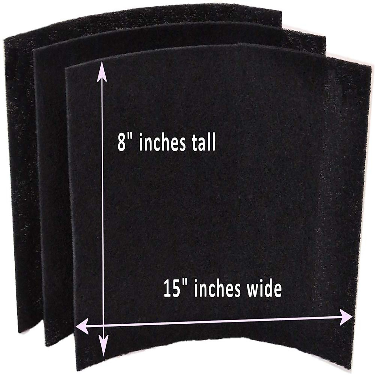 CAPTAIN'S COMPASS Replacement Series Q Carbon Filter 3-Pack for Kuhl and Kuhl+ Series Q Chassis Models (KWCFQ)