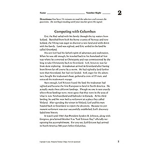 Read and Comprehend 6 Skill Sheets - Abeka 6th Grade 6 Reading Comprehension Student Activity Book