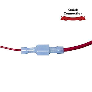 Radar Detector 10ft Hardwire Kit for Escort Valentine One Uniden Beltronics | 4 Sizes of Tap a Fuse included | Quick Connection Plug and Play