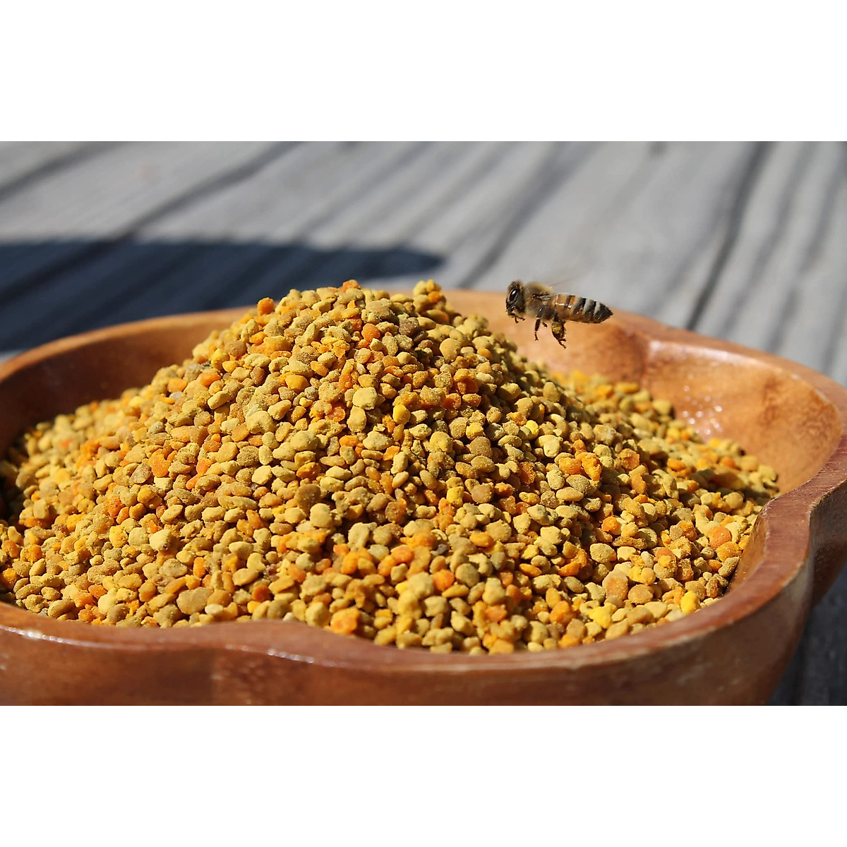 Fresh Bee Pollen Raw Nebraska Bee Pollen 1lb Jar