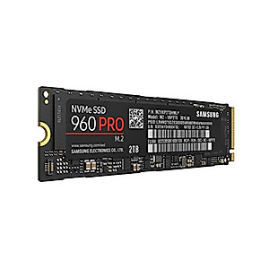 Samsung 960 PRO Series - 2TB PCIe NVMe - M.2 Internal SSD (MZ-V6P2T0BW)