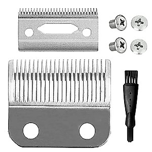 Replacement Blade for Wahl Clippers, Professional Precision 2 Holes Adjustable Hair Trimmer Parts Blades Compatible with Wahl 5 Star Series Cordless, Super Taper, Magic Clip Clipper for Barber